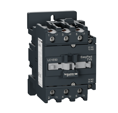 CONTATOR TRIPOLAR EASYPACT TVS 50A 1NA+1NF 220VCA50/60HZ LC1E50M7 - Maqmex