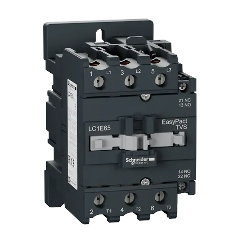 CONTATOR TRIPOLAR EASYPACT TVS 65A 1NA+1NF BOBINA 220VCA LC1E65M7 - Maqmex